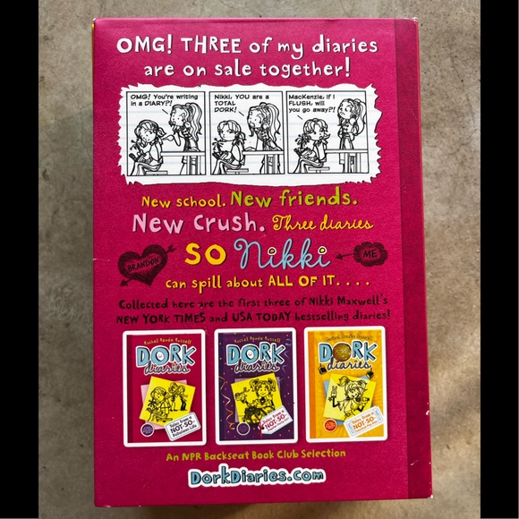 Other | Dork Diaries Hard Cover Books Box Set Of The Three First Books ...